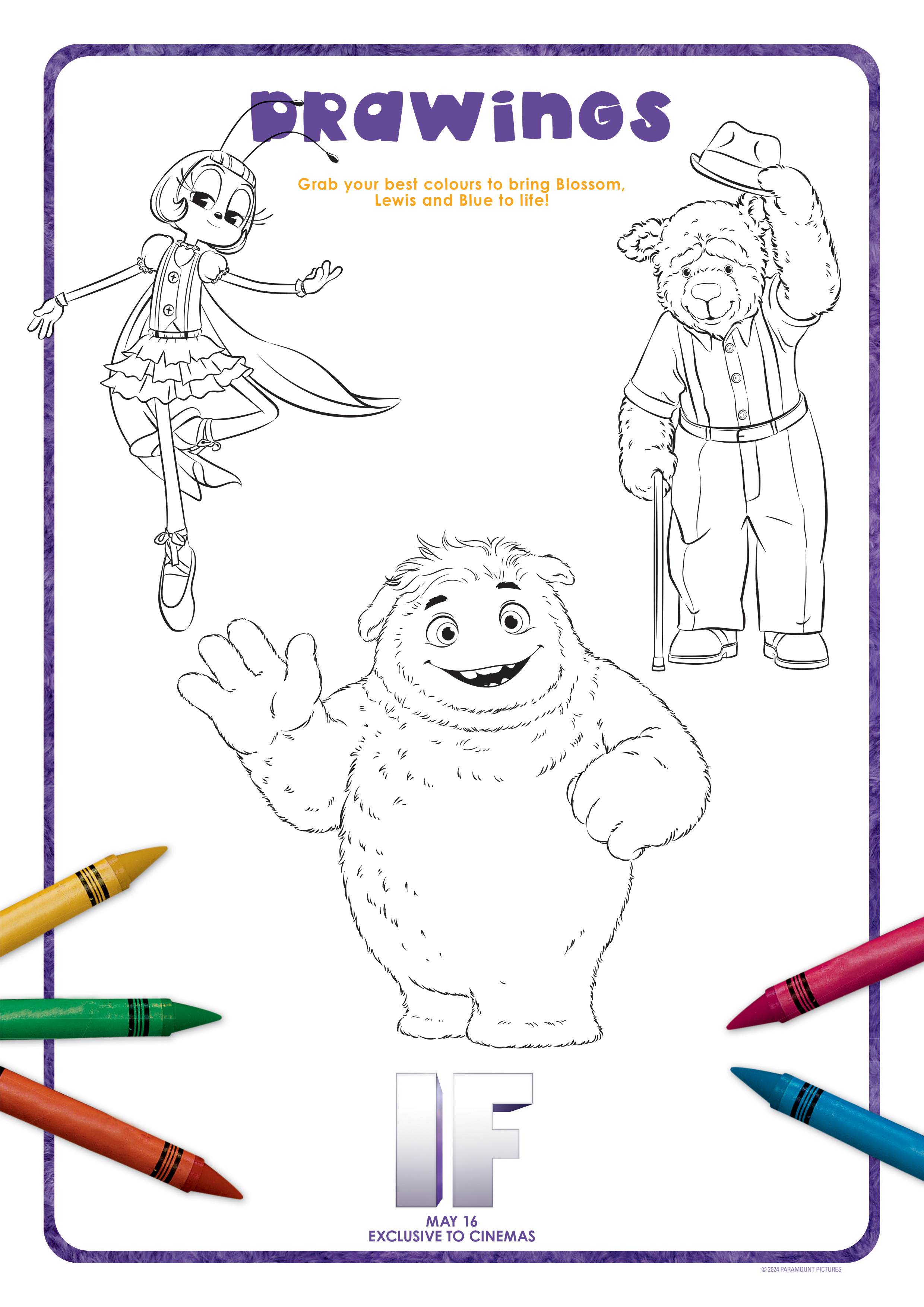 Colouring In Sheets - Event Cinemas