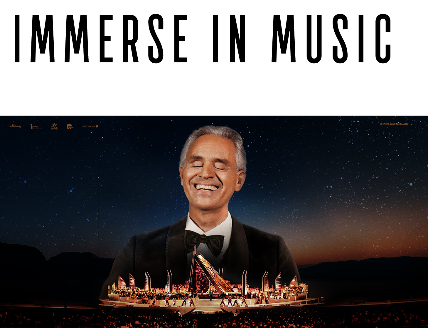 Andrea Bocelli 30: The Celebration - Event Cinemas