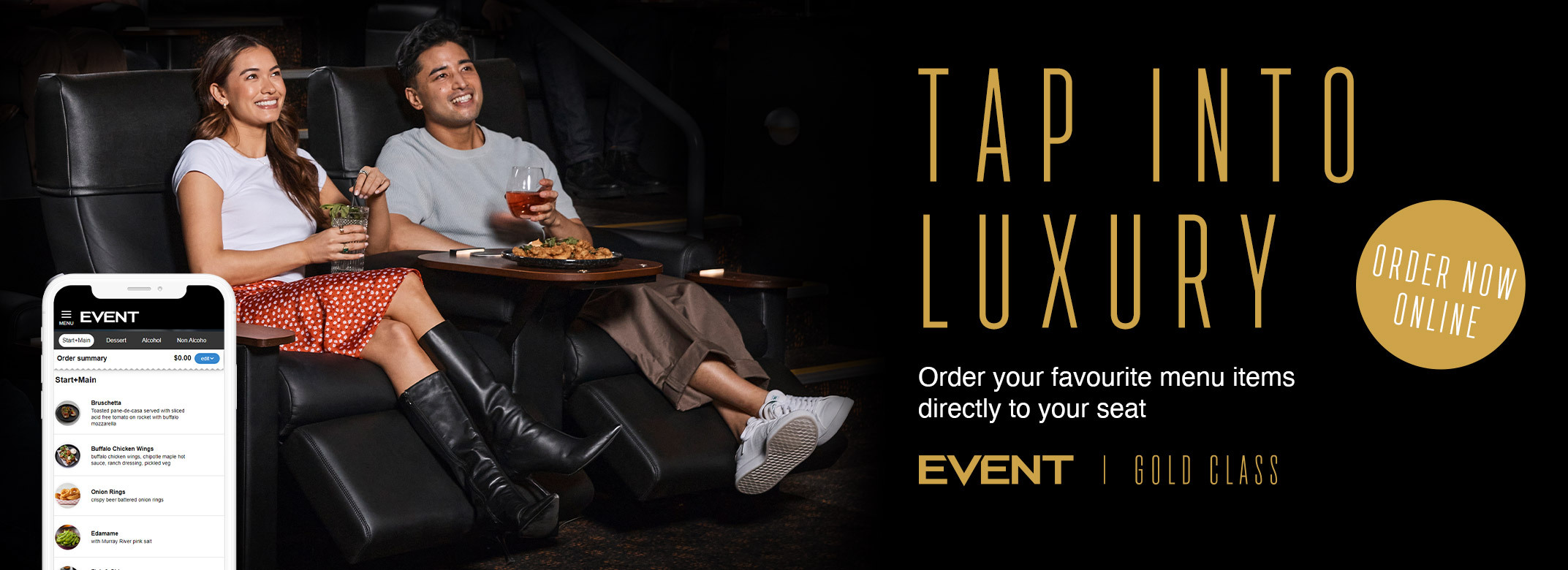 Service to Seat - Event Cinemas